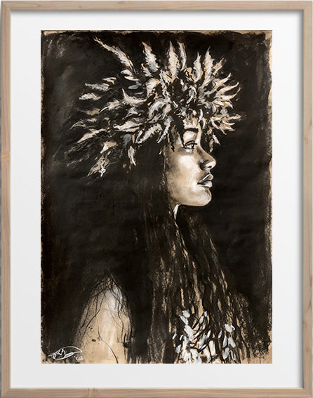 TIHANI STUDY - ORIGINAL DRAWING – Tania Wursig Art